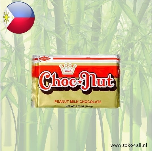 Choc Nut Pinda Melk Chocolade 200 gr - Toko 4 All