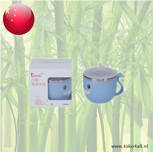 Children's whale cup Blue - Toko 4 All