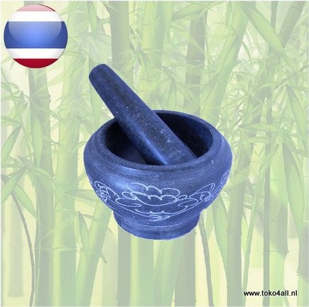 Vijzel met Stamper 16 cm - Toko 4 All