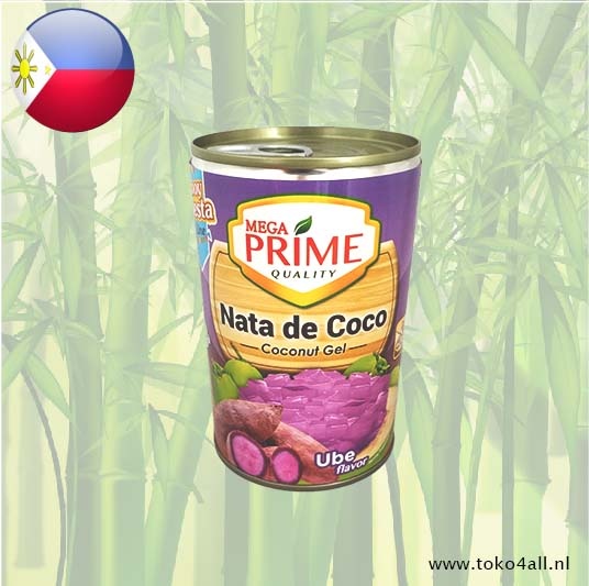Nata de coco Ube smaak 425 gr - Toko 4 All