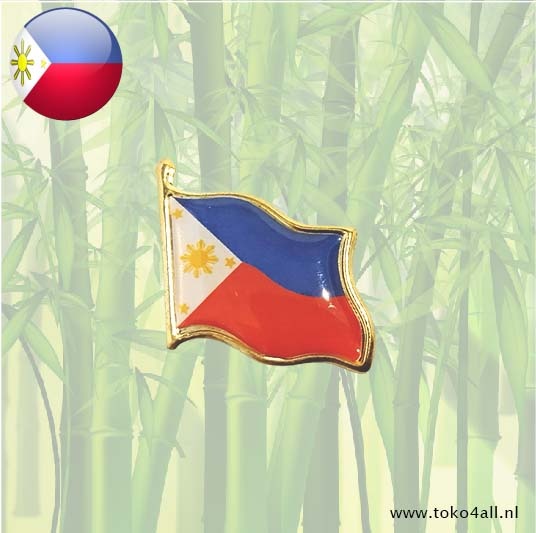 Philippine flag pin 2 cm x 2 cm. - Toko 4 All