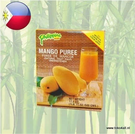 Mango Puree Unsweetened 500 gr - Toko 4 All