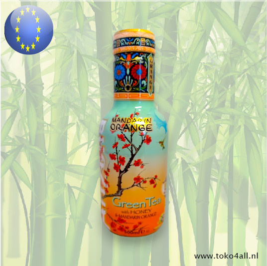 Green tea mandarin orange with honey 500 ml - Toko 4 All