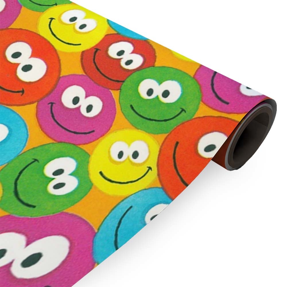 Geschenkpapier Smileys 30cm x 200mtr - Rotim - DE