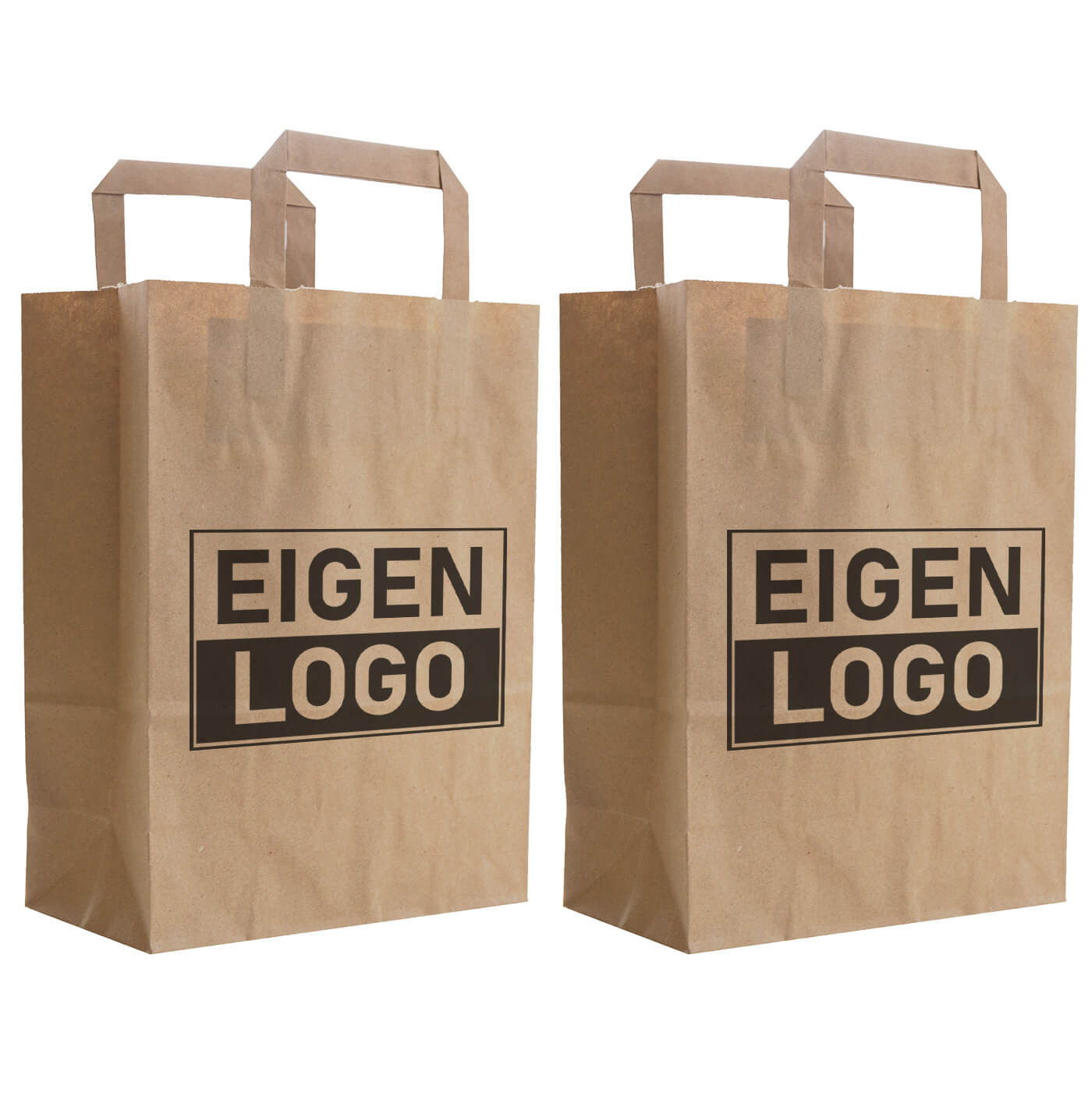 Bedrukte budget papieren tas 22x12x29cm - Rotim Verpakkingen: you carry ...