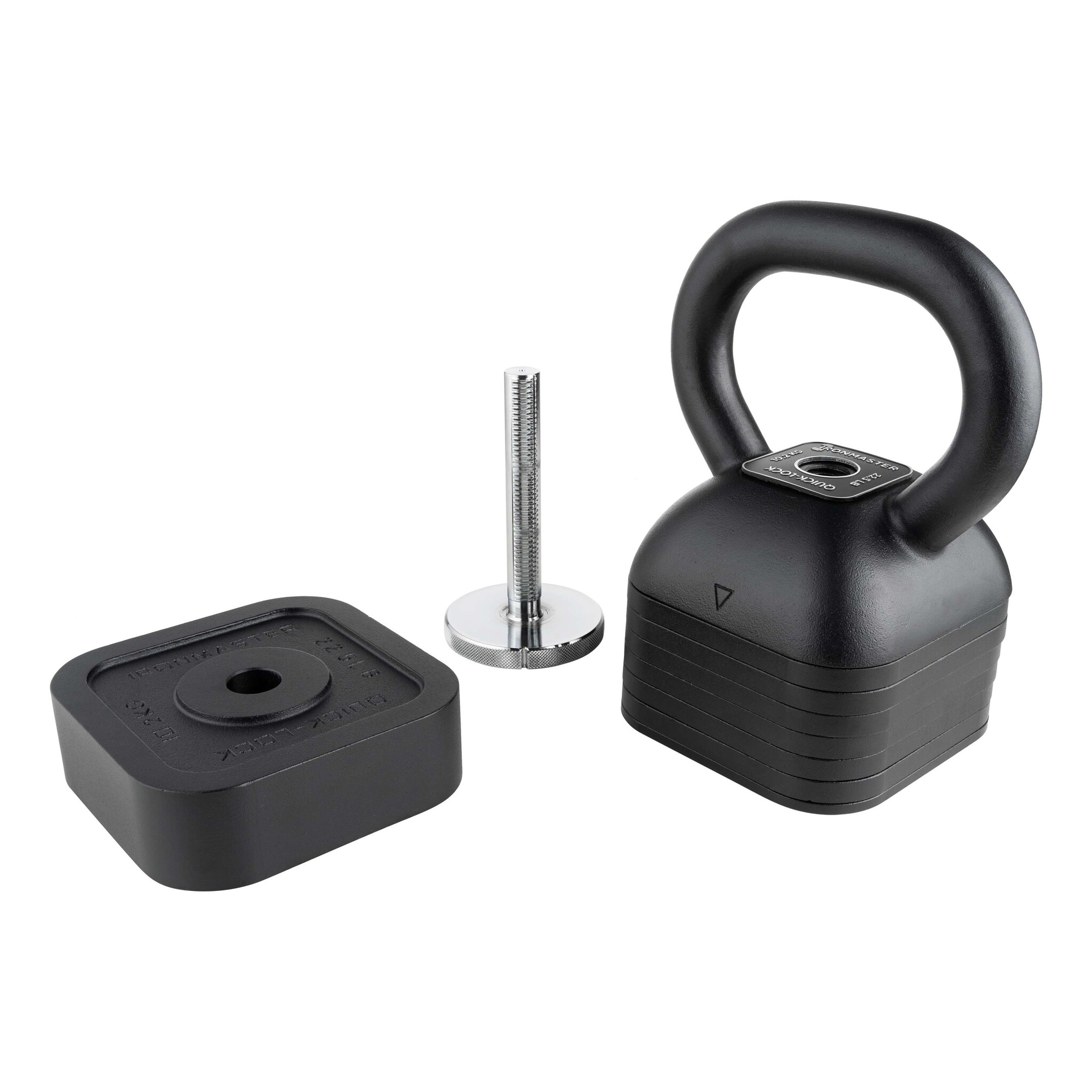 Quick-Lock Adjustable Kettlebell Set - 36.3kg - Ironmaster
