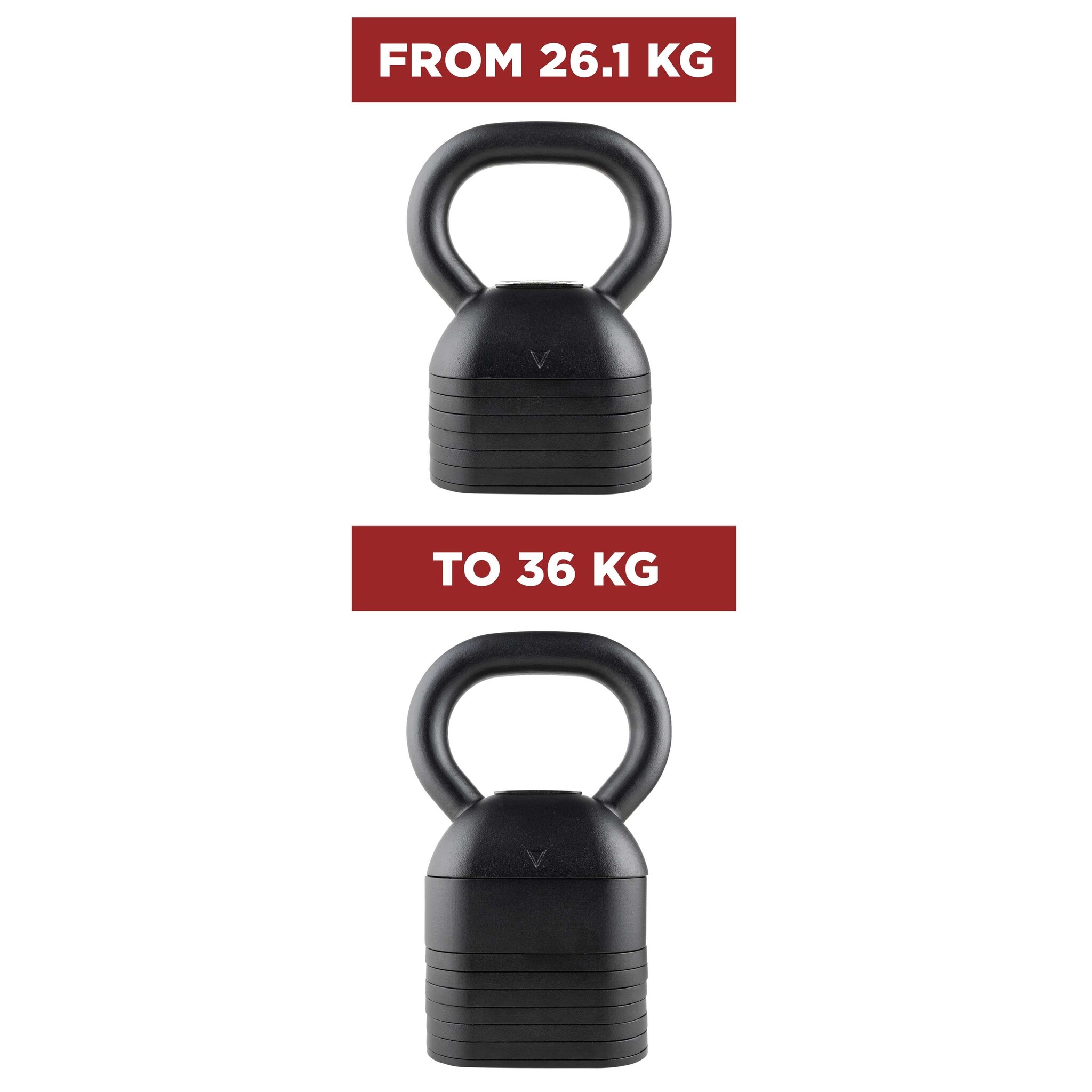 Ironmaster Quick-Lock Adjustable Kettlebell Weight Kit - 36 kg - Ironmaster