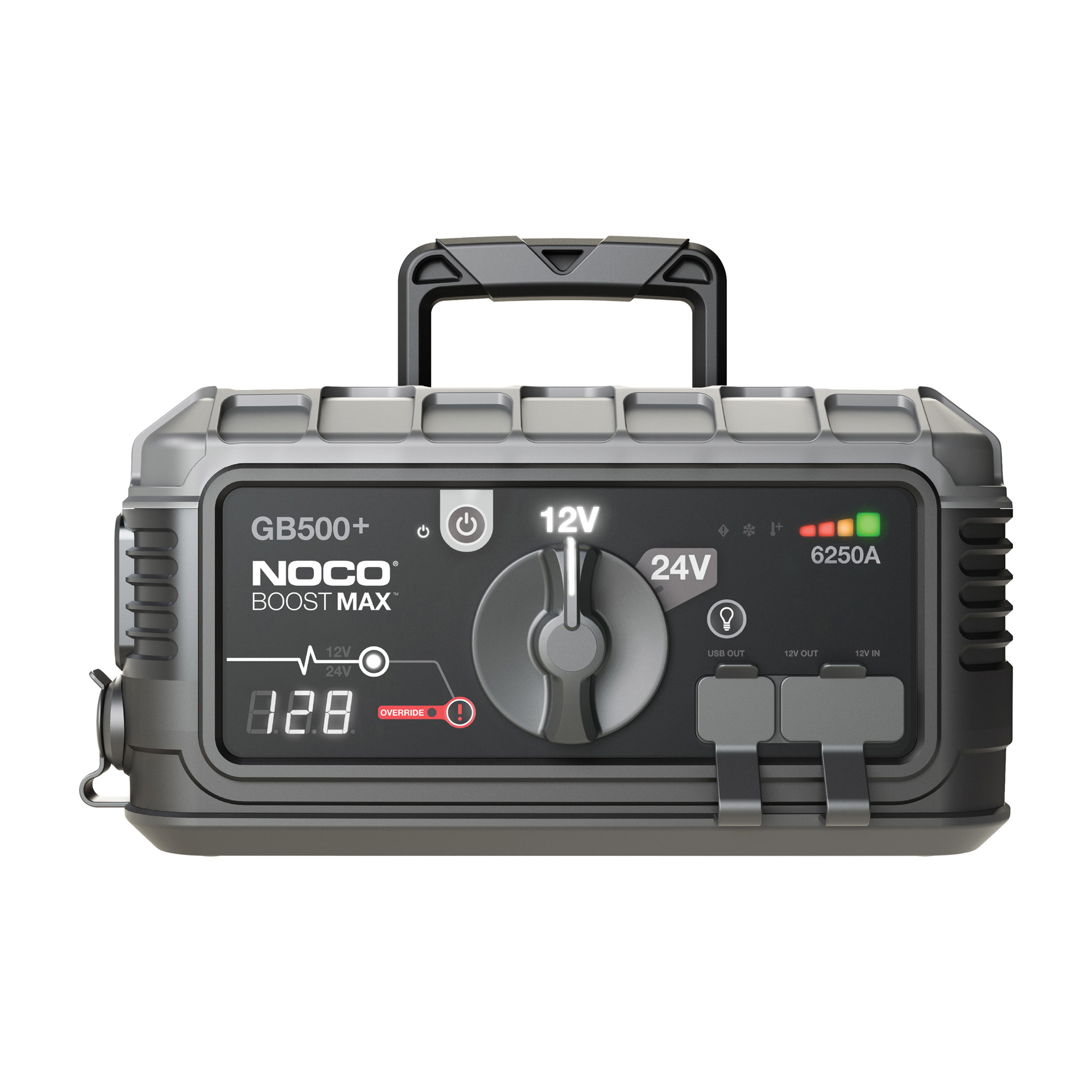 NOCO 6.250-amps 12/24 Volt jump starter pack for lithium-ion battery ...