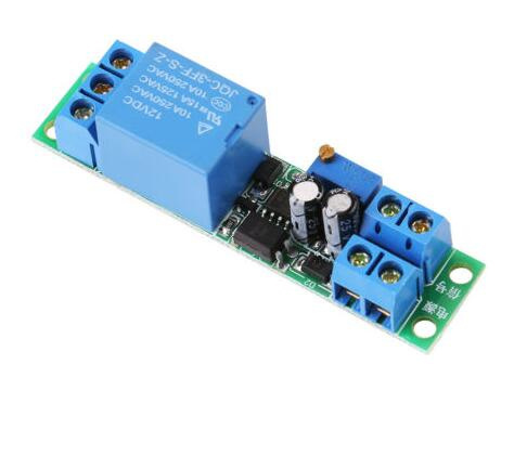 12V Adjustable Time Delay Relay Module - OTRONIC