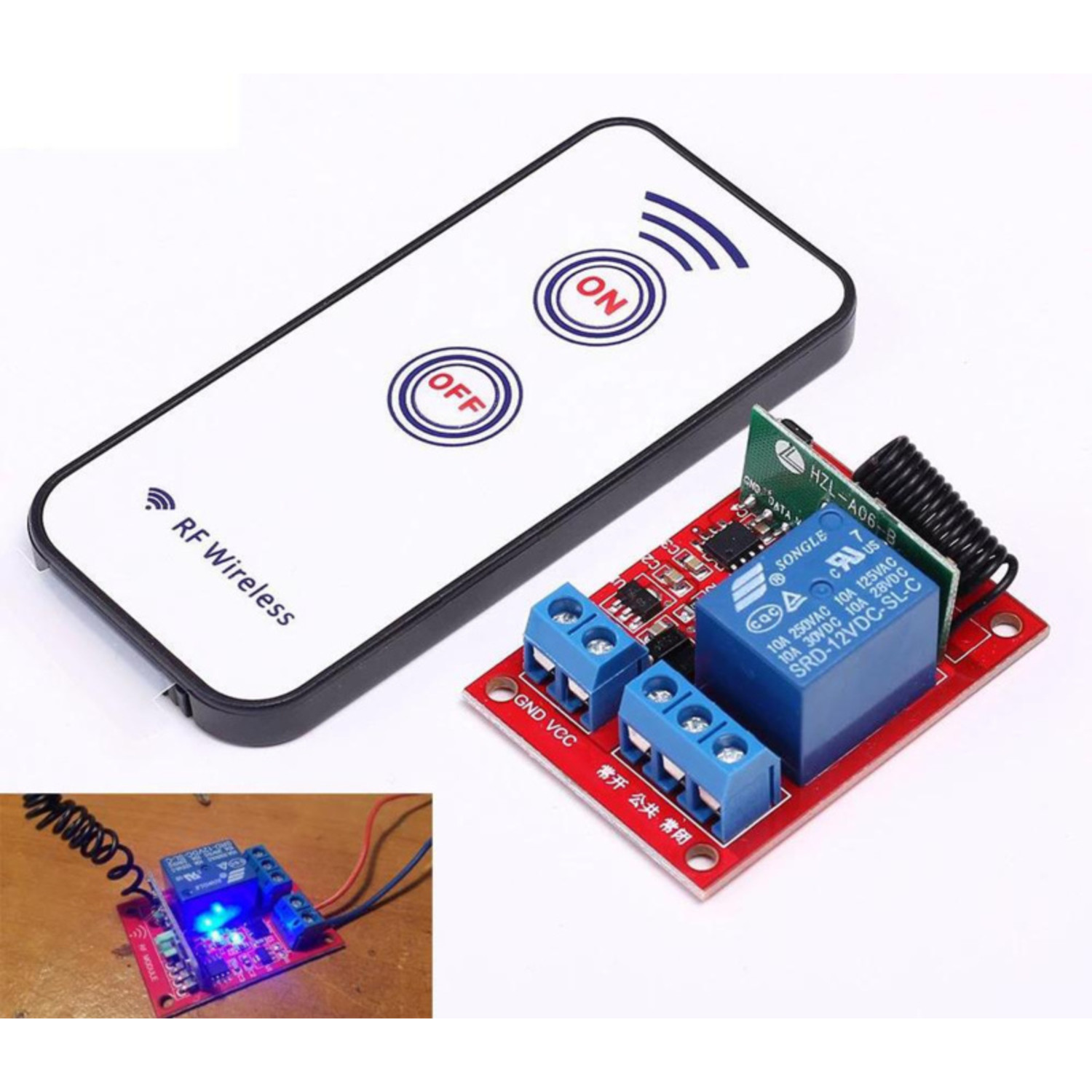 Tv Remote Control Relay Hangmai} 1CH Channel Wireless RF Remote