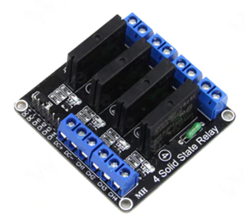 Solid State Relay Module 5V | 4-channel (OMRON G3MB-202P) - OTRONIC
