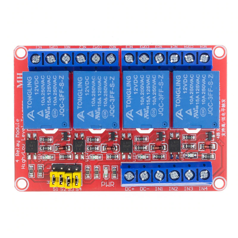 Module relais 12v | 4 canaux - OTRONIC Module relais 12v | 4 canaux - OTRONIC