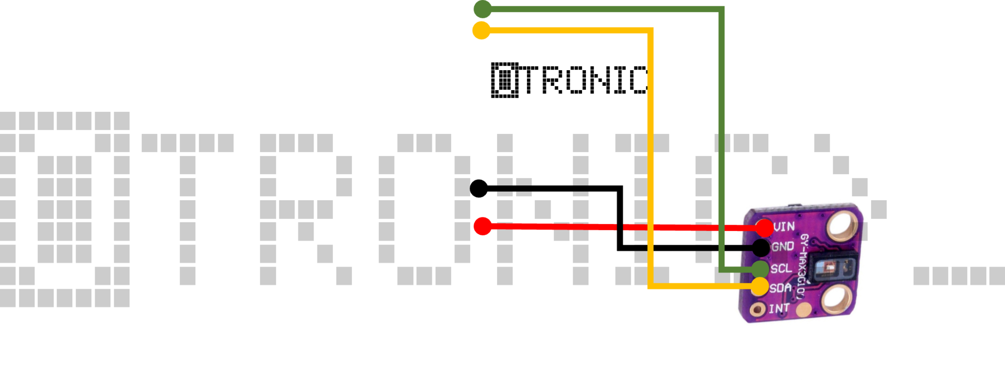 GY-MAX30102 Hartslag- en SpO2 sensor Aansluitschema en voorbeeldcode Voor arduino - OTRONIC