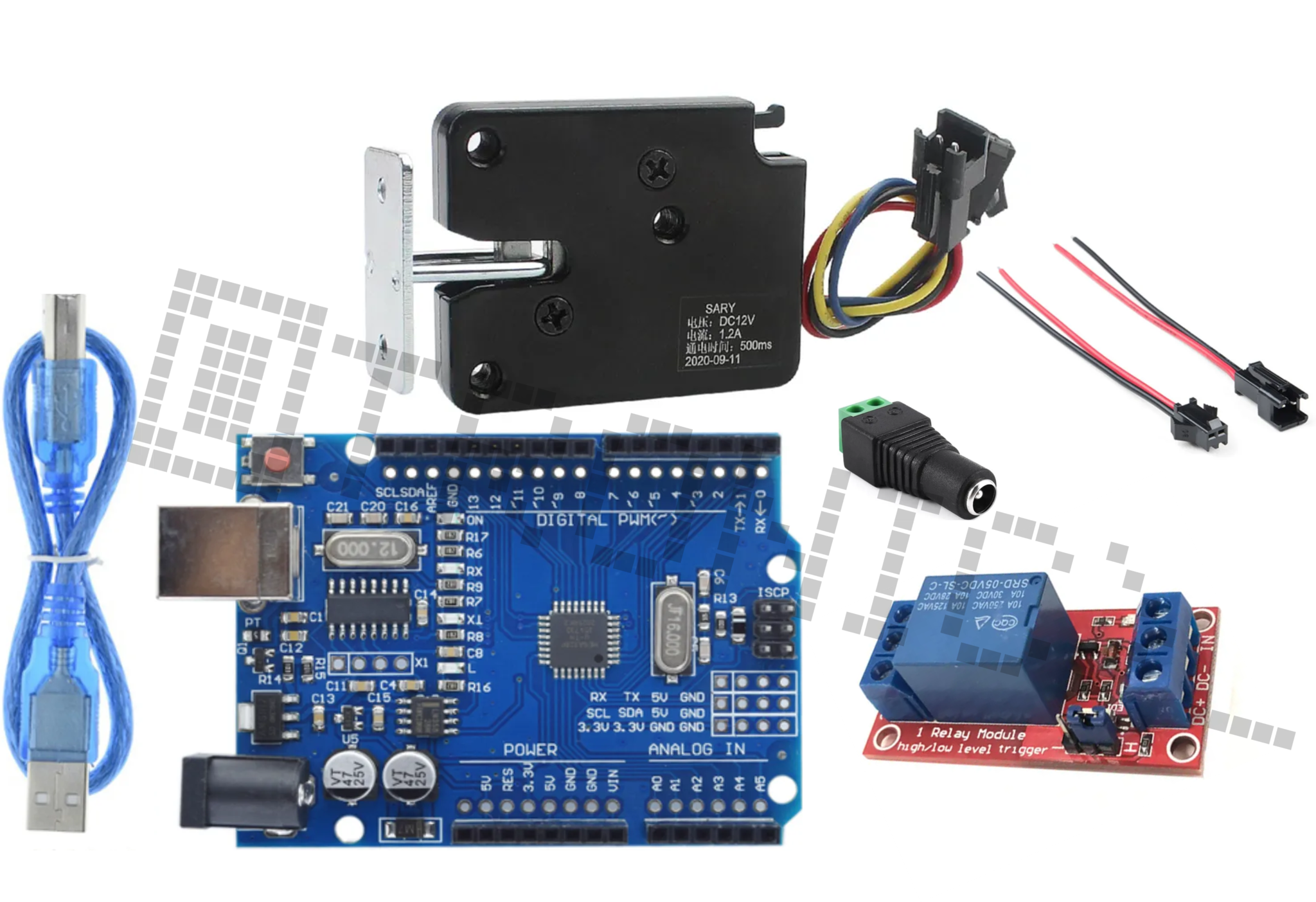 Arduino Uno R3 Starter Kit With Sg90 Micro Servo And 40 Piece Dupont