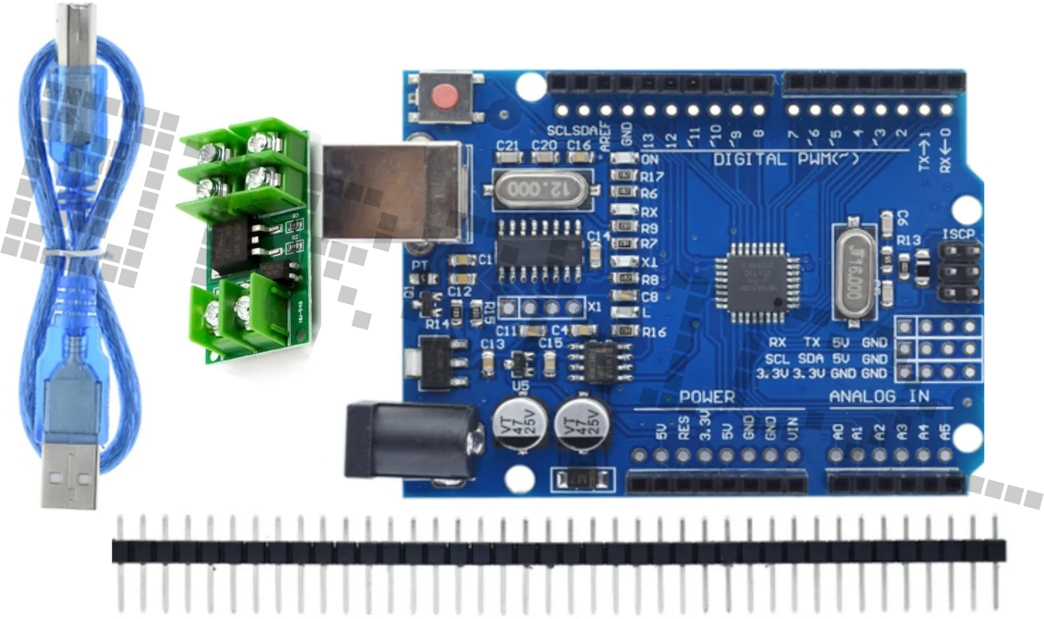 Arduino Uno R3 Starter Kit with Mosfet module & 40-piece Dupont cable ...