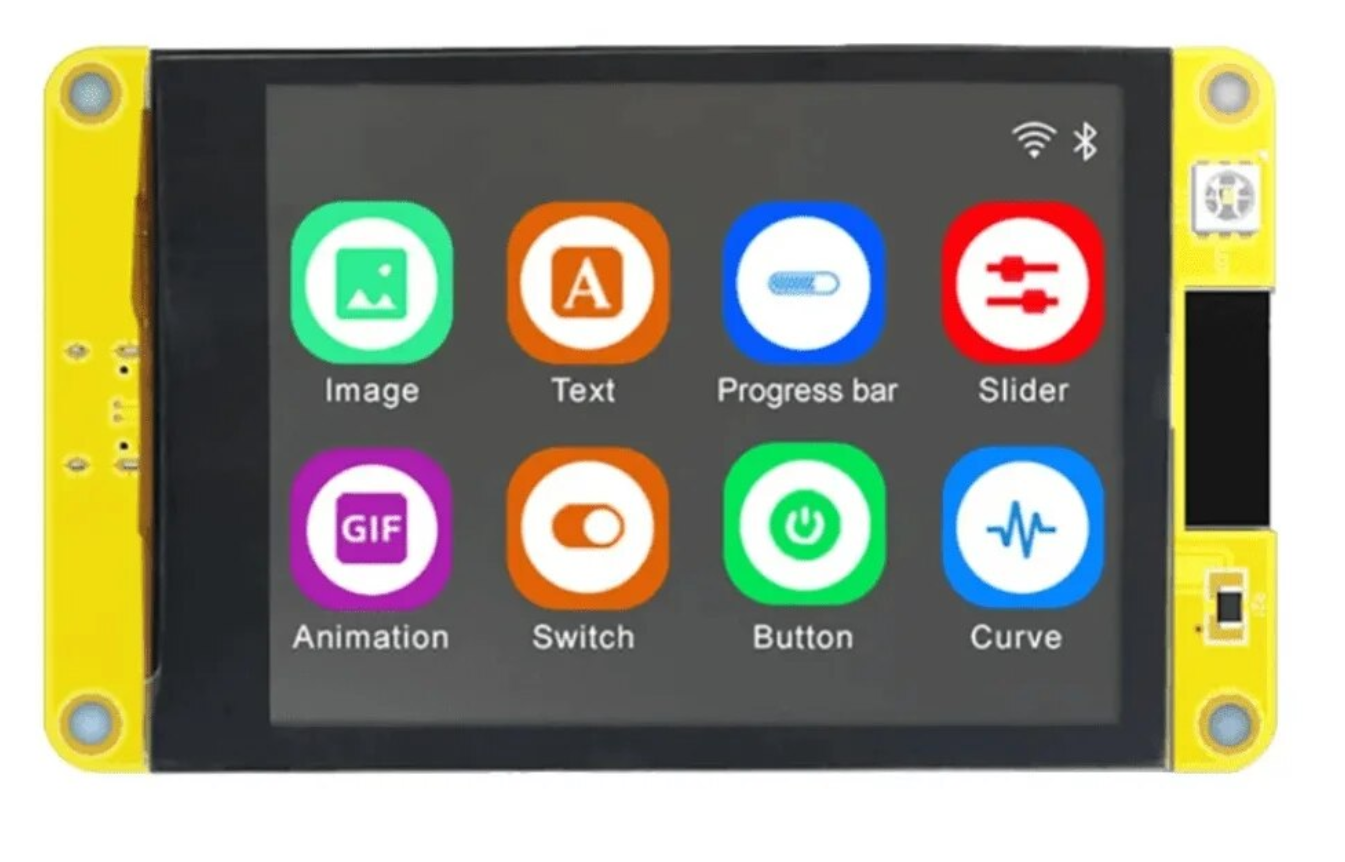 ESP32 with 3.2 inch TFT Display and sensitive capacitive touch screen ...