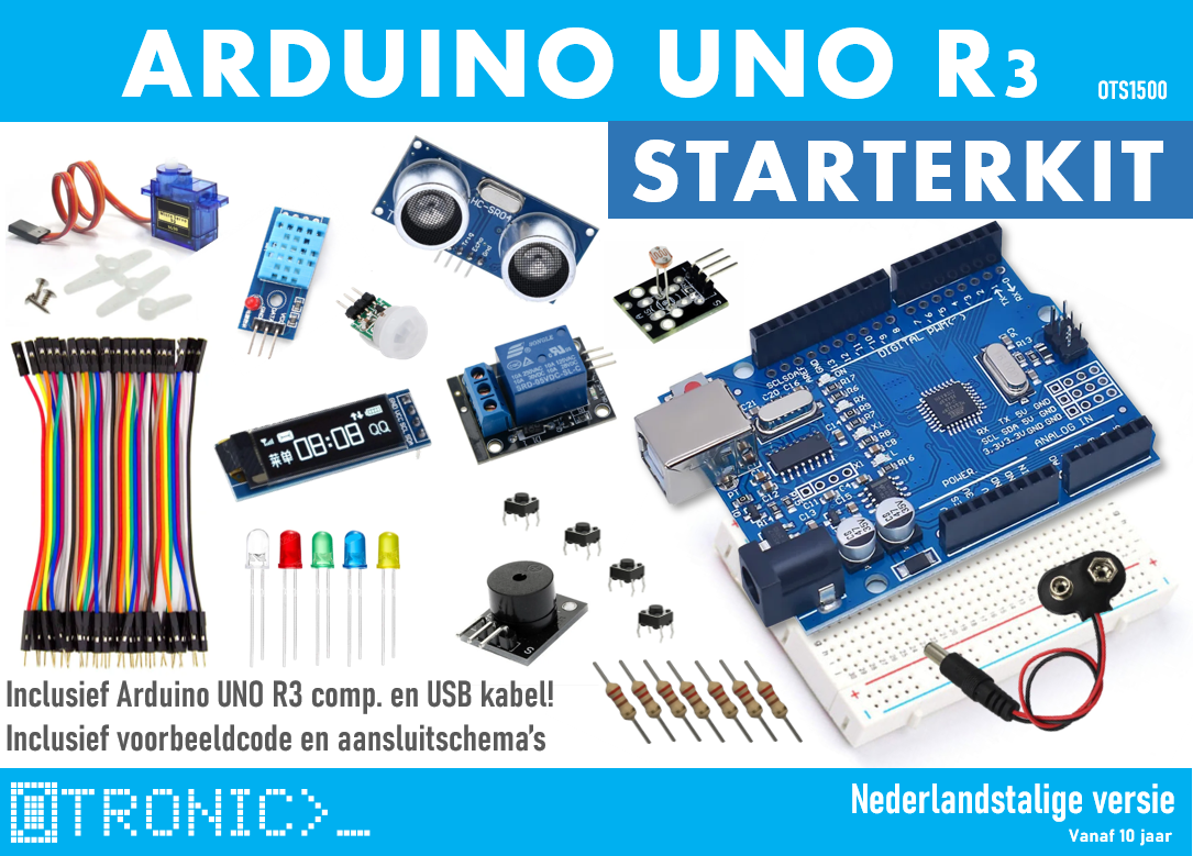 Arduino Starterkit UNO R3 Dutch - OTRONIC