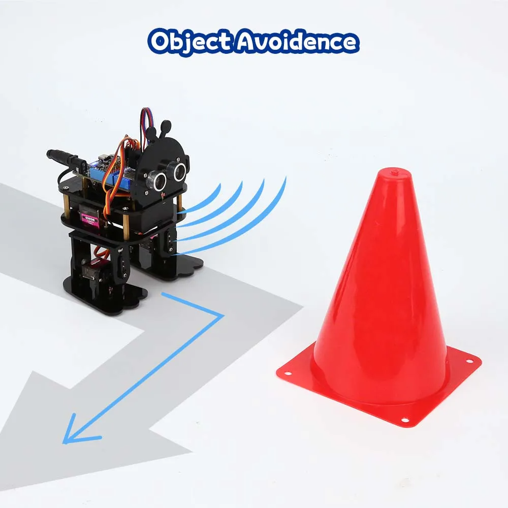 ACEBOTT ESP32 Bionic Two-legged Robot kit walking and dancing - OTRONIC