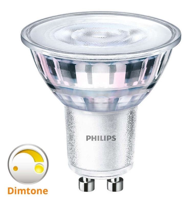 Philips Classic LEDspotMV DimTone Gu10 4.9W - 50W 2200K - 2700K 36g ...
