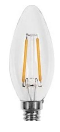 SPL Filament LED Candle Lamp E14 135L 1.5W 2200K Dimmer - OTRONIC