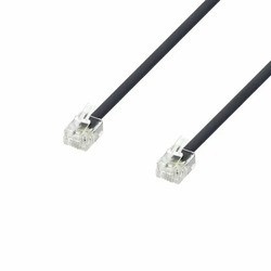 GN-7137Zv Telefonkabel Schwarz 15 Meter Modular 6-polig - 4 Kontakte ...