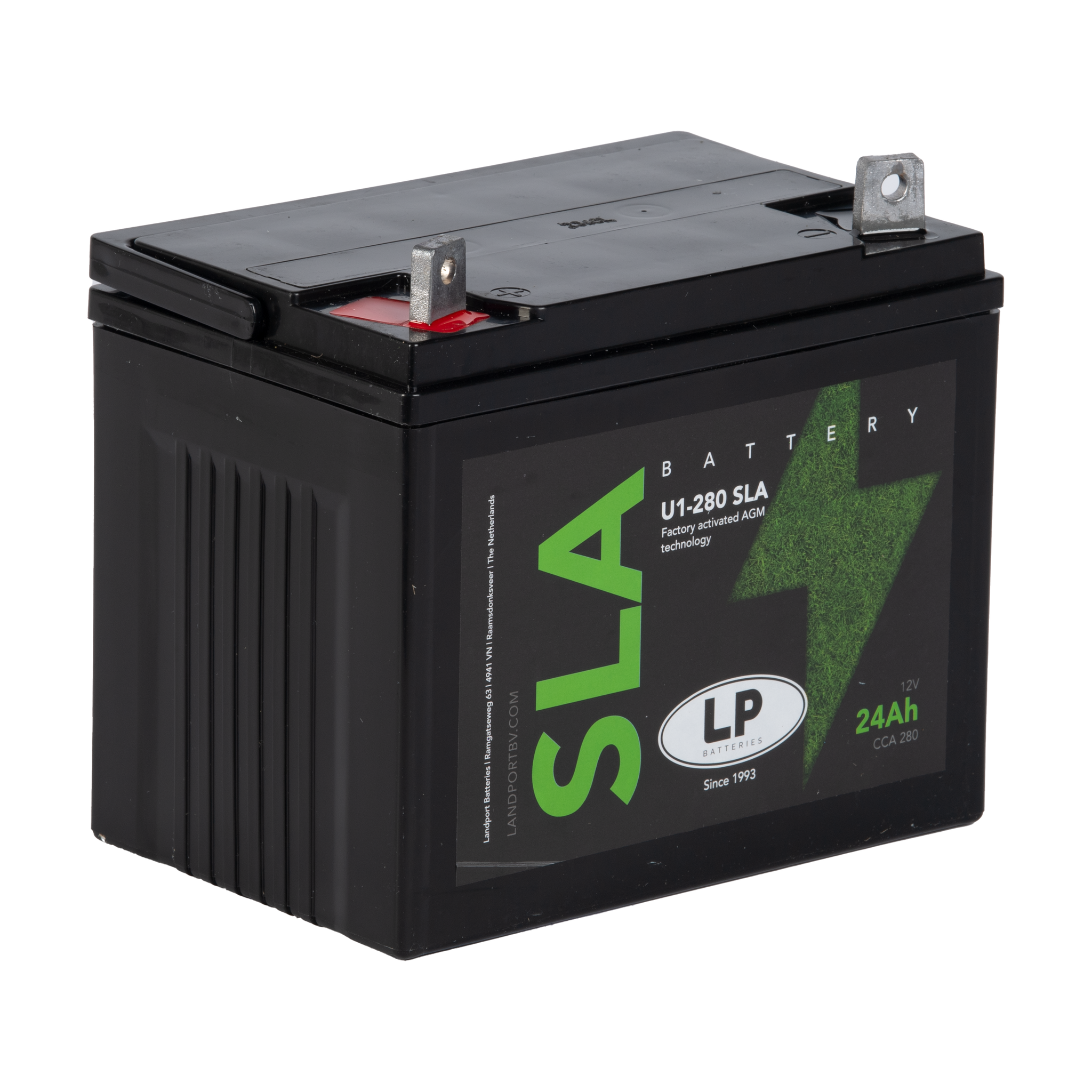 SLA U1-280 AGM grasmaaier / motor accu 12 volt 24 ah (LS U1-280 SLA ...