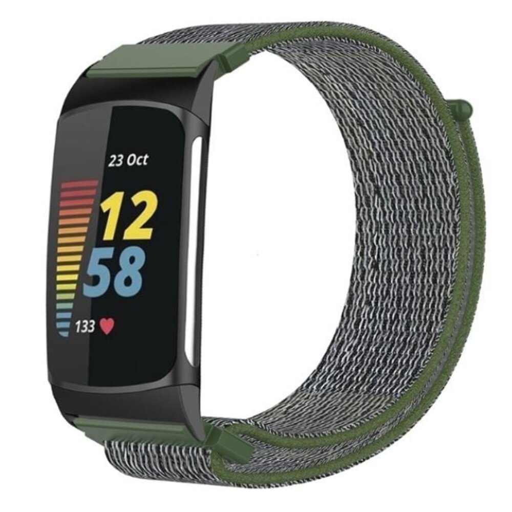 Fitbit Charge 6 Nylon Strap (Green)