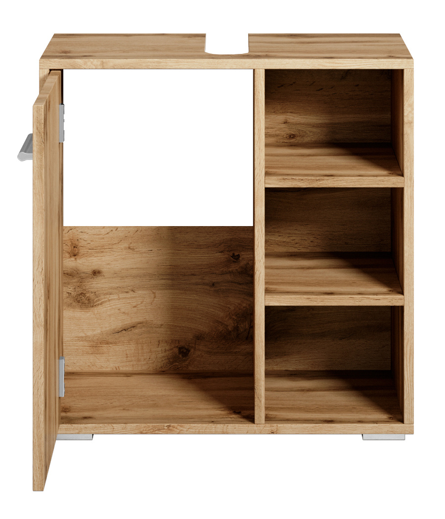 Wastafelkast Neptunus 60 x 28 x 60 cm - eiken - Badplaats