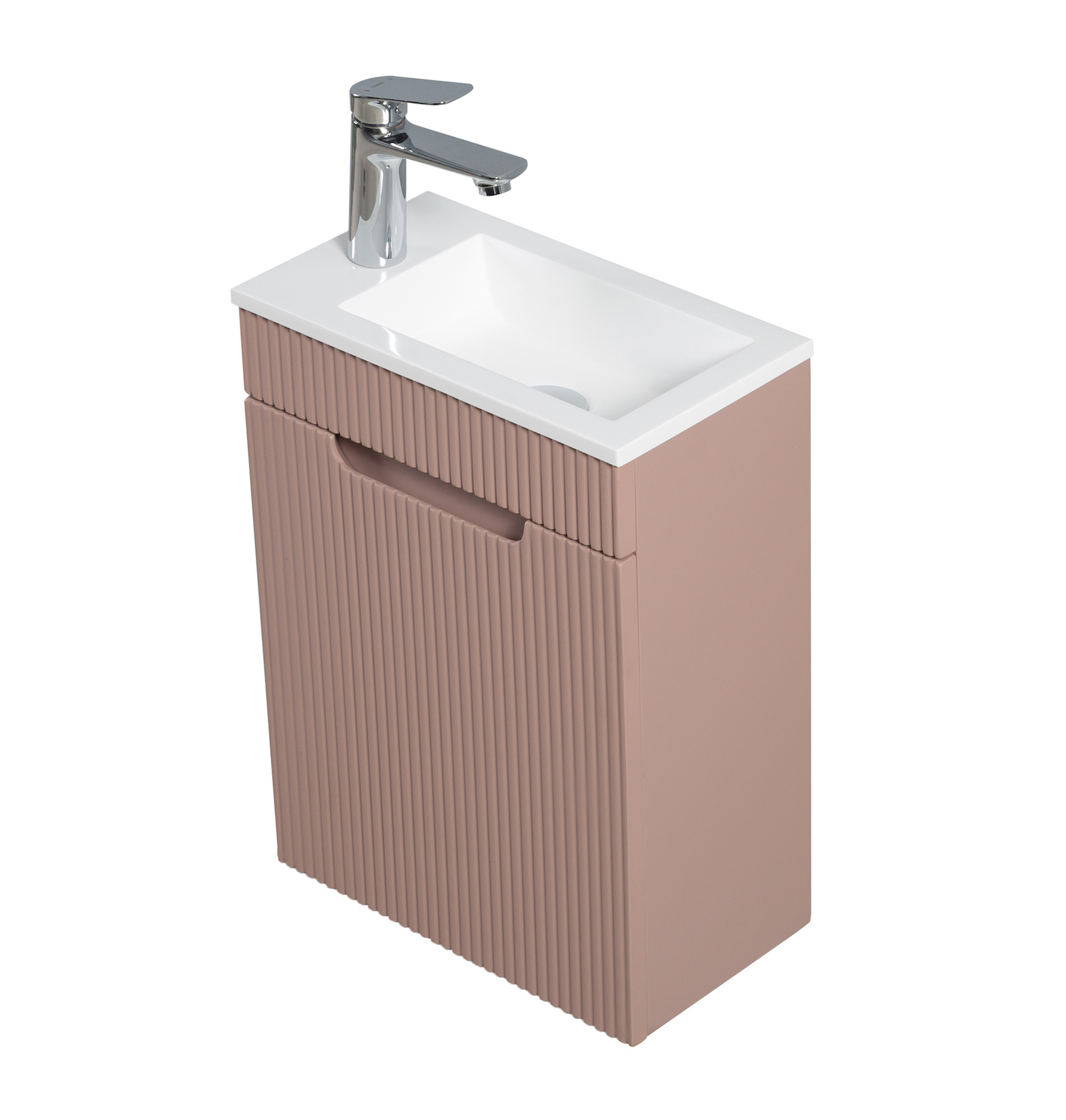 Toiletmeubel Thermis 40cm - mat roze - Badplaats