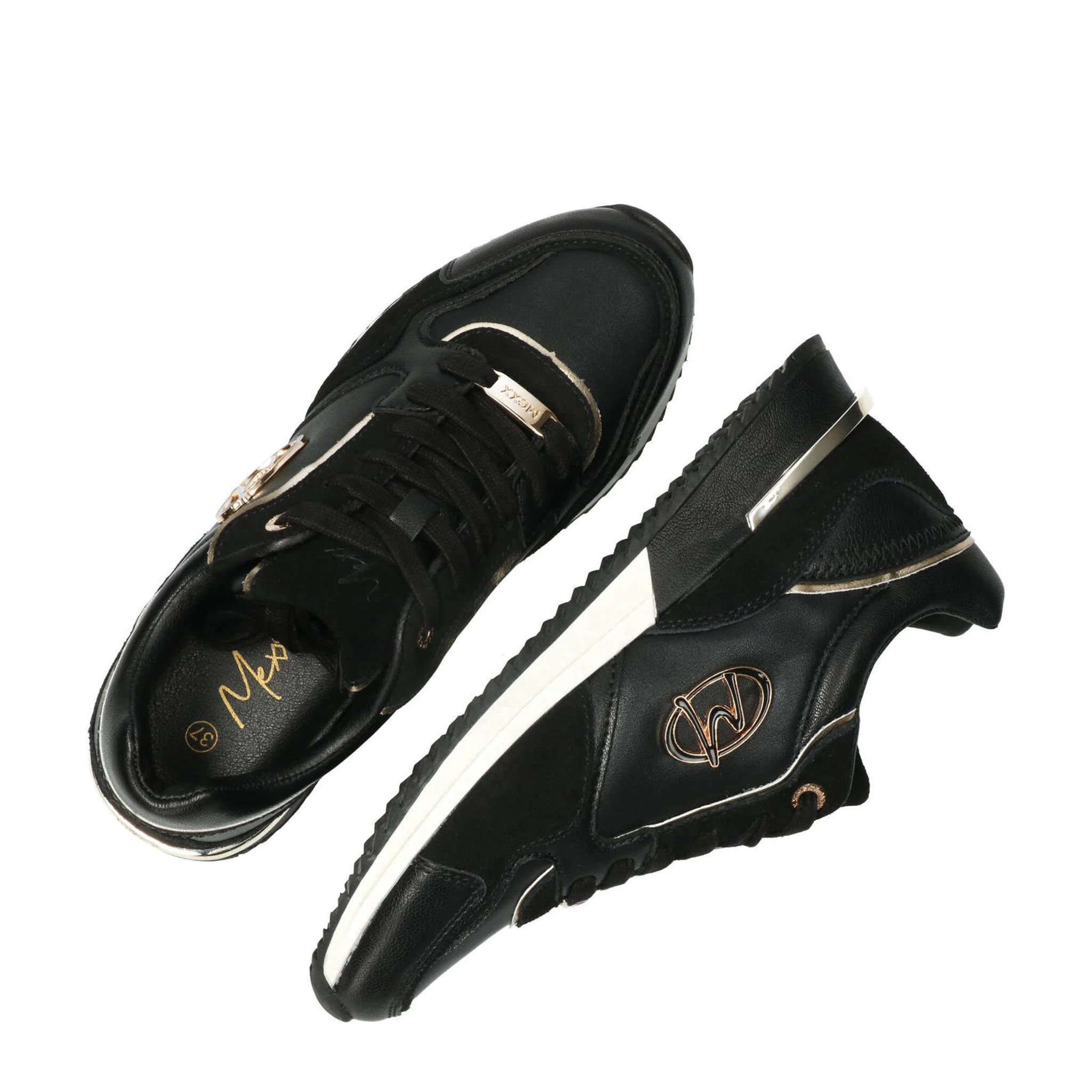 Mexx Sneaker Plixy Ellen Black/Gold - Iconic Musthaves