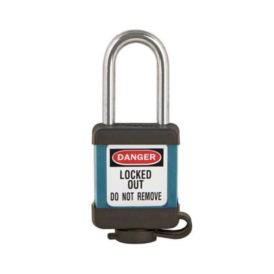 Master lock Zenex safety padlock teal 410TEAL - lockout-tagout-shop