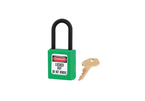 Master Lock Zenex safety padlock green S32GRN - lockout-tagout-shop