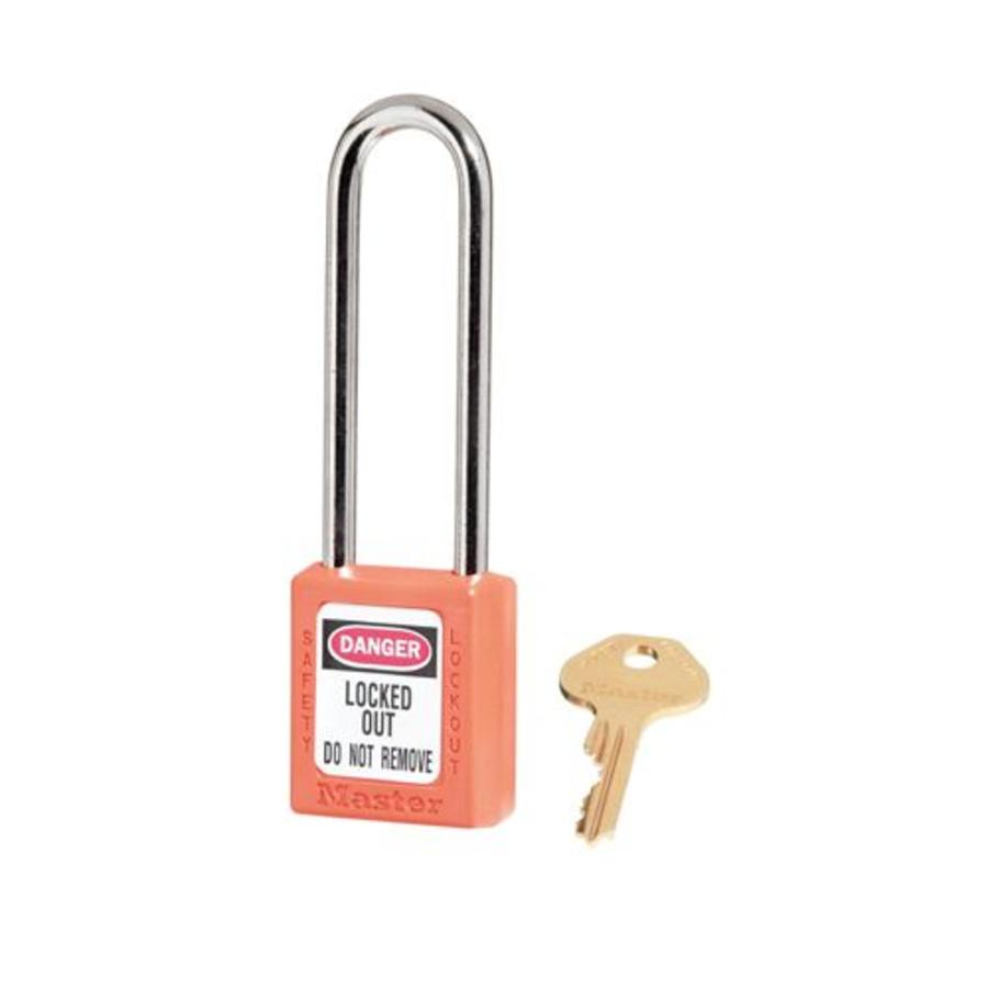 Zenex safety padlock orange 410LTORJ - lockout-tagout-shop