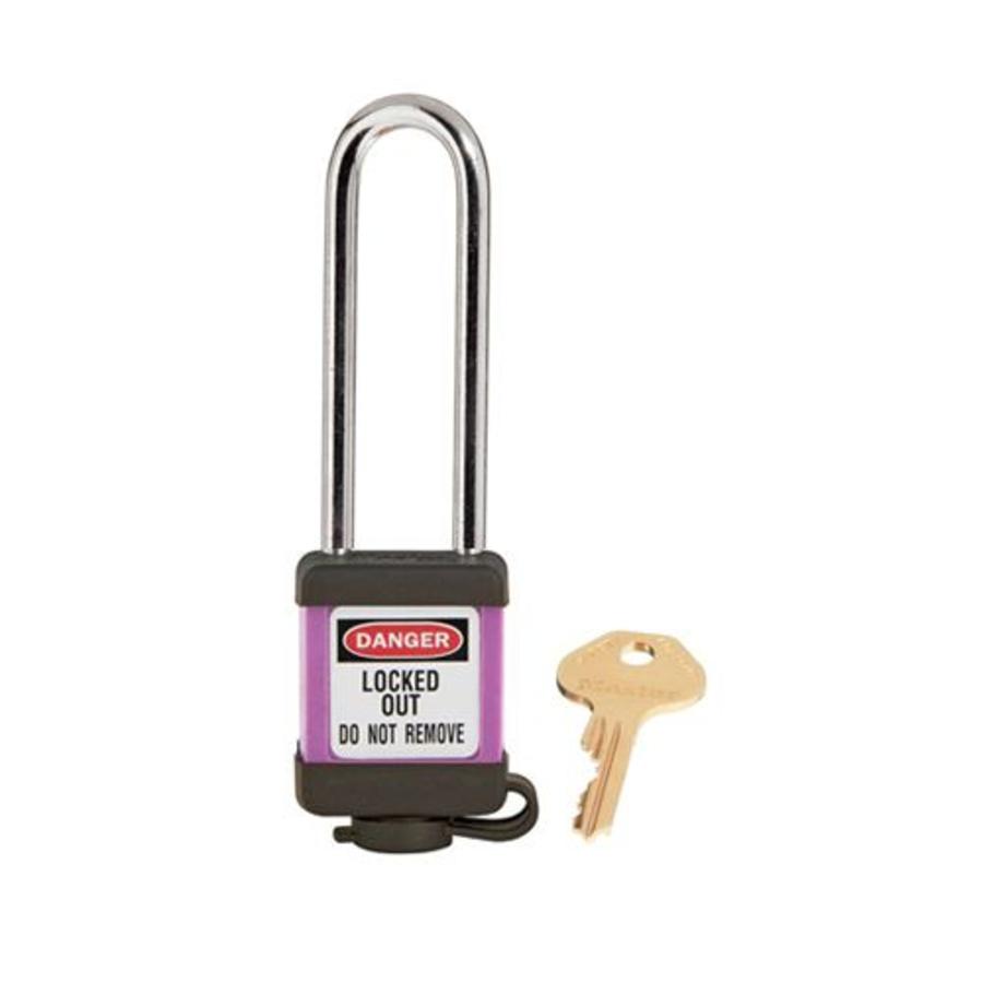 Zenex safety padlock purple 410LTPRP - lockout-tagout-shop