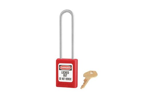 Zenex safety padlock red 410LTRED - lockout-tagout-shop