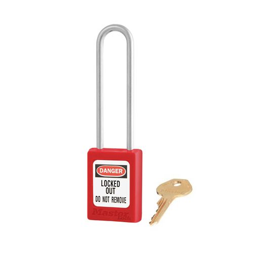 Zenex safety padlock red S31LTRED - lockout-tagout-shop