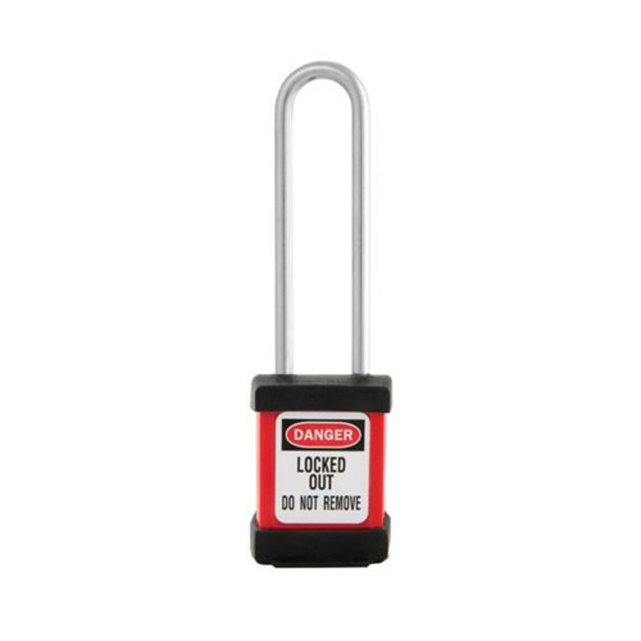 Zenex safety padlock red S31LTRED - lockout-tagout-shop