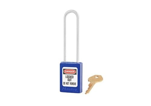 Zenex safety padlock blue 410LTBLU - lockout-tagout-shop