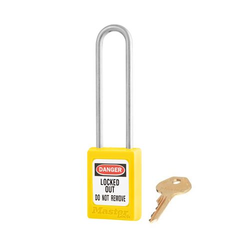 Master Lock Zenex safety padlock yellow S31LTYLW - lockout-tagout-shop