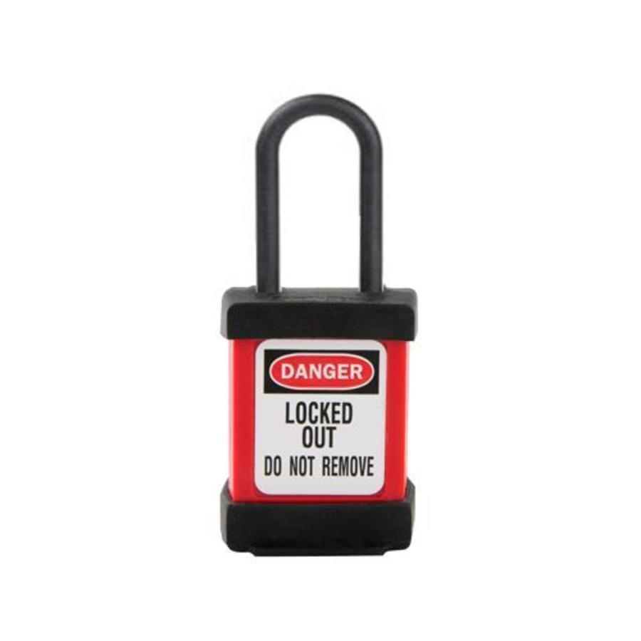 Master Lock Zenex safety padlock red S32RED - lockout-tagout-shop