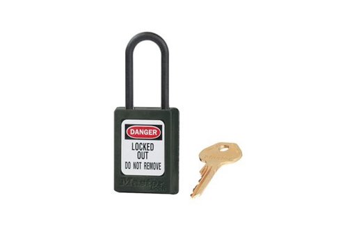 Abus safety padlock with black cover 76PS/40 - lockout-tagout-shop