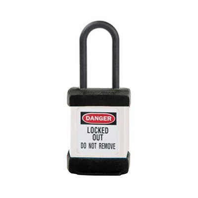 Master Lock Zenex safety padlock white S32WHT - lockout-tagout-shop