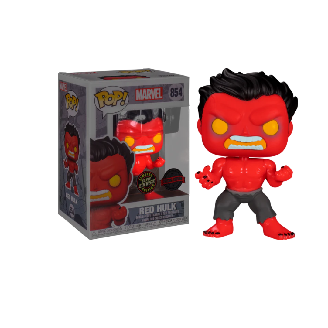 Funko POP! Marvel - Red Hulk w/ (GW) Chase - Seji's World