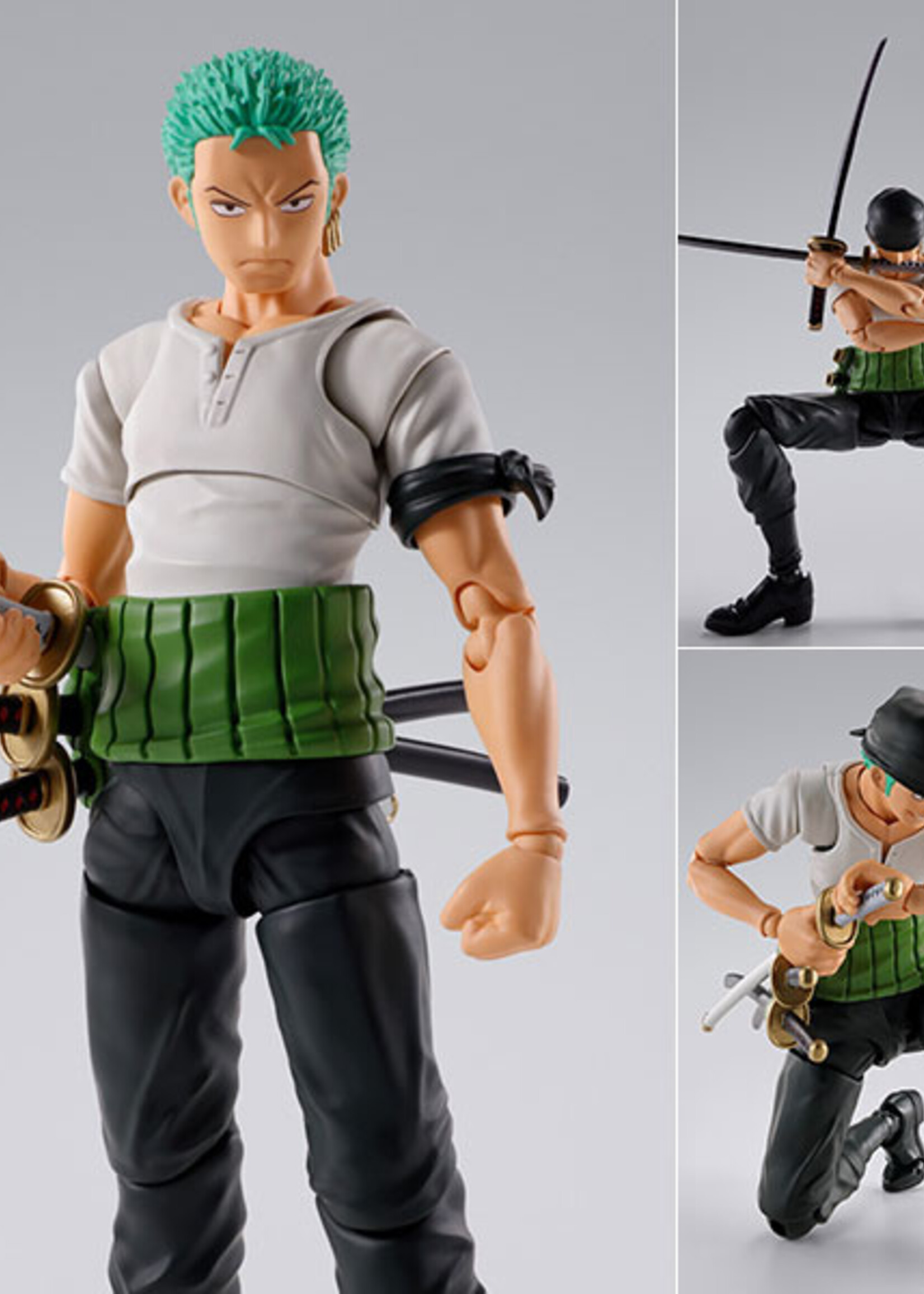 One Piece S.H. Figuarts Action Figure Roronoa Zoro Romance Dawn Ver. 15 ...