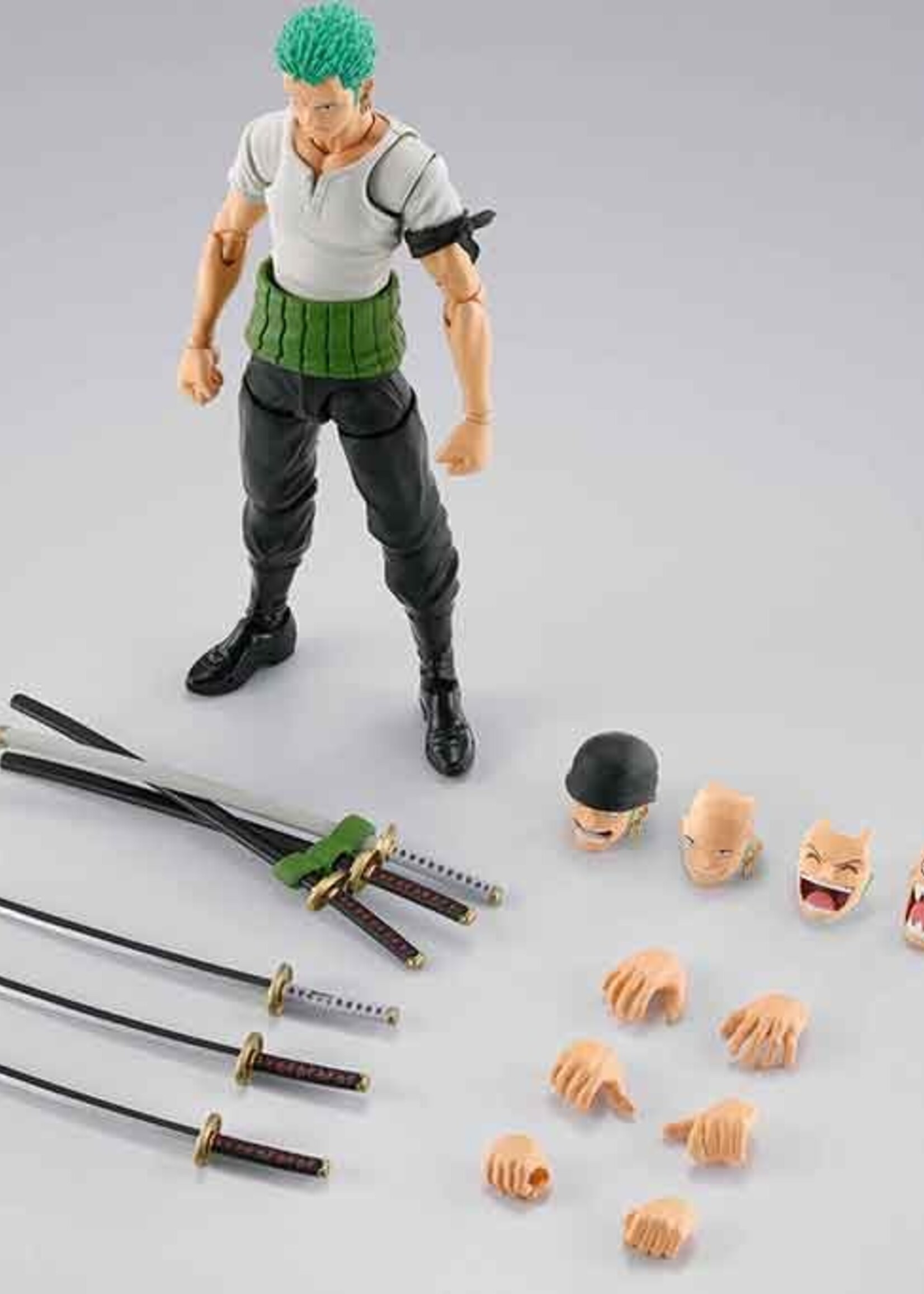 One Piece S.H. Figuarts Action Figure Roronoa Zoro Romance Dawn Ver. 15 ...