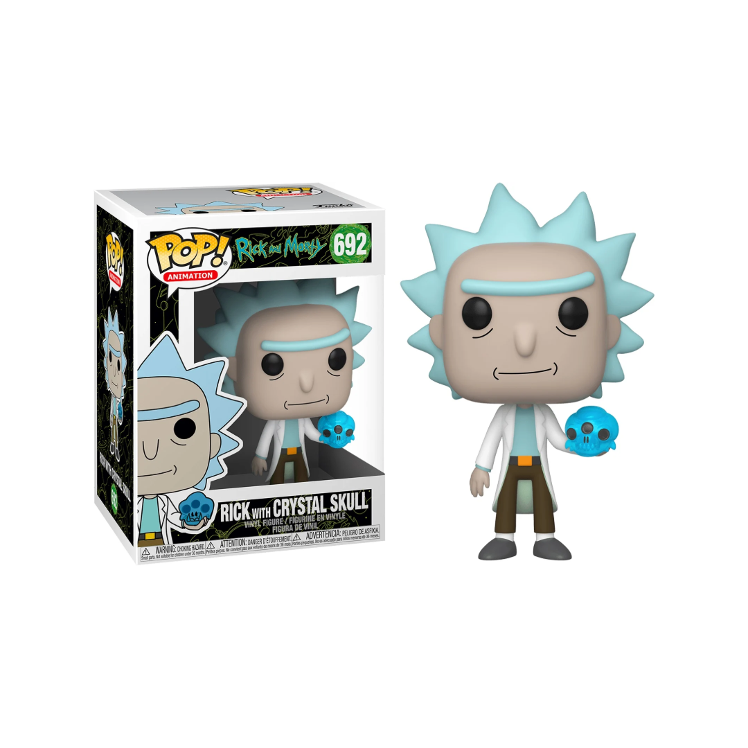 Funko POP! RICK & MORTY - N° 692 - Rick w/Crystal Skull - Seji's World