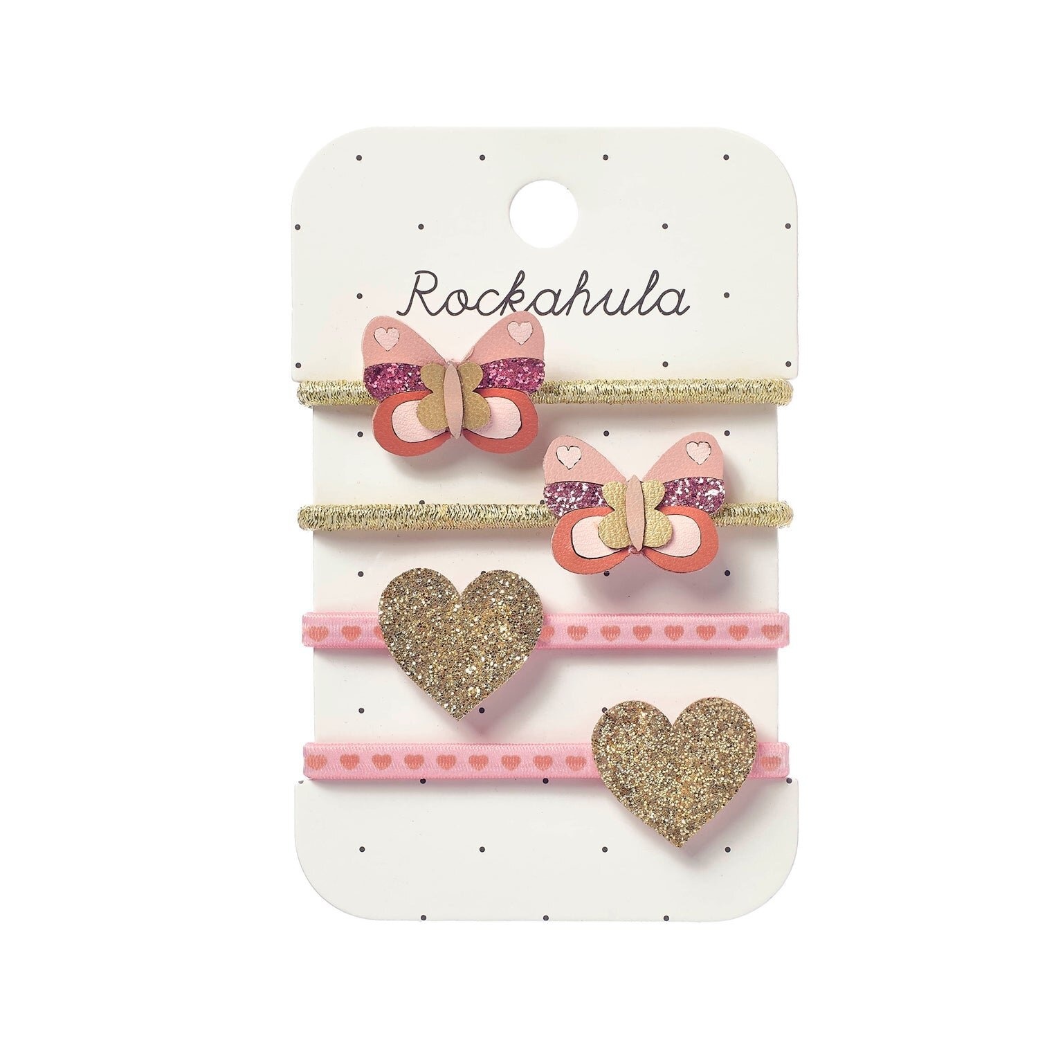 Patchwork heart elastic pony pack - Toff & Teddies