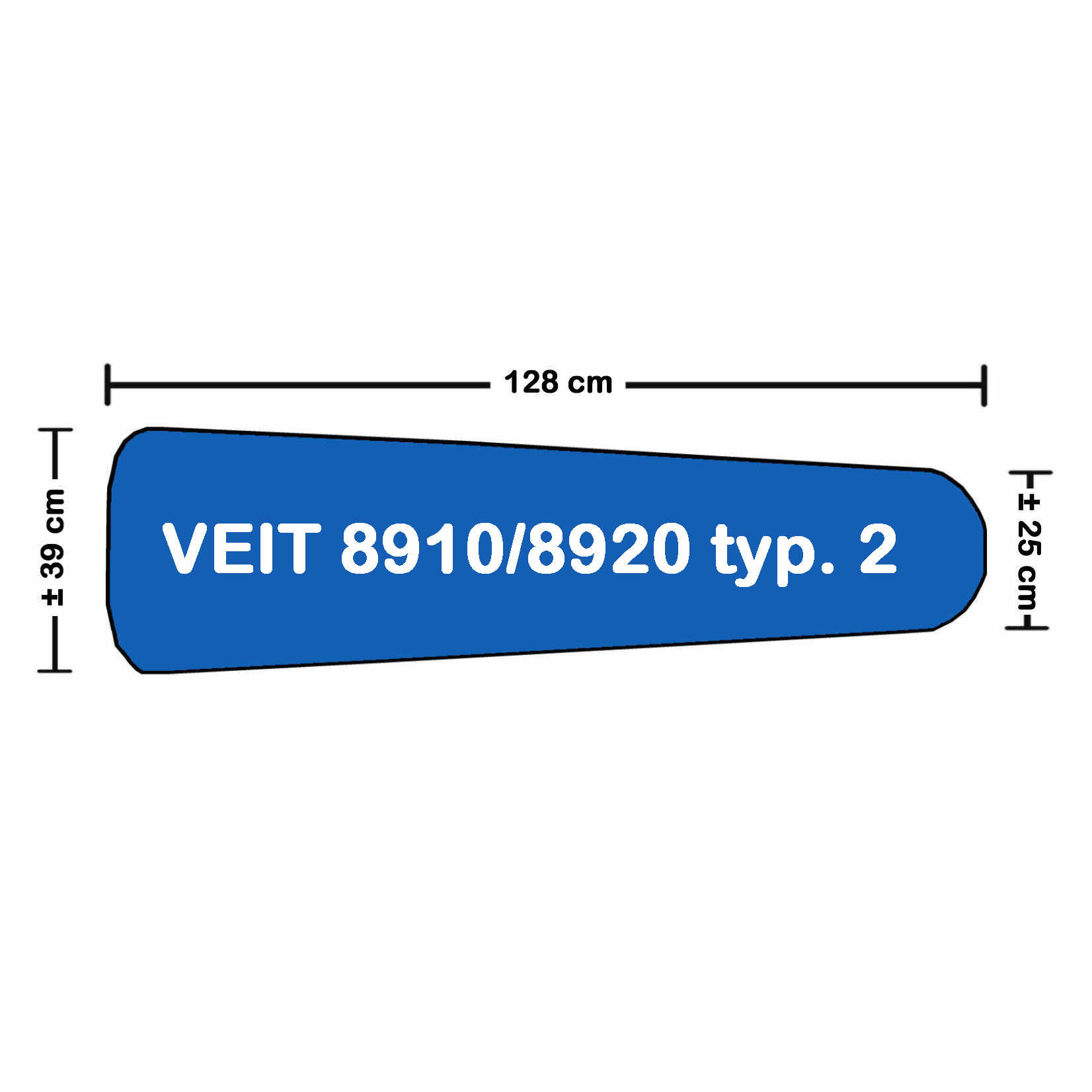 Koop bekleding voor strijktafel VEIT 8910/8920 (groot universeel ...