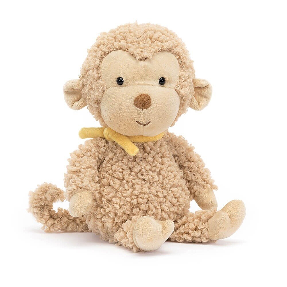 Jellycat Knuffel Aap Fuzzkin Monkey - Knuffelshop.com