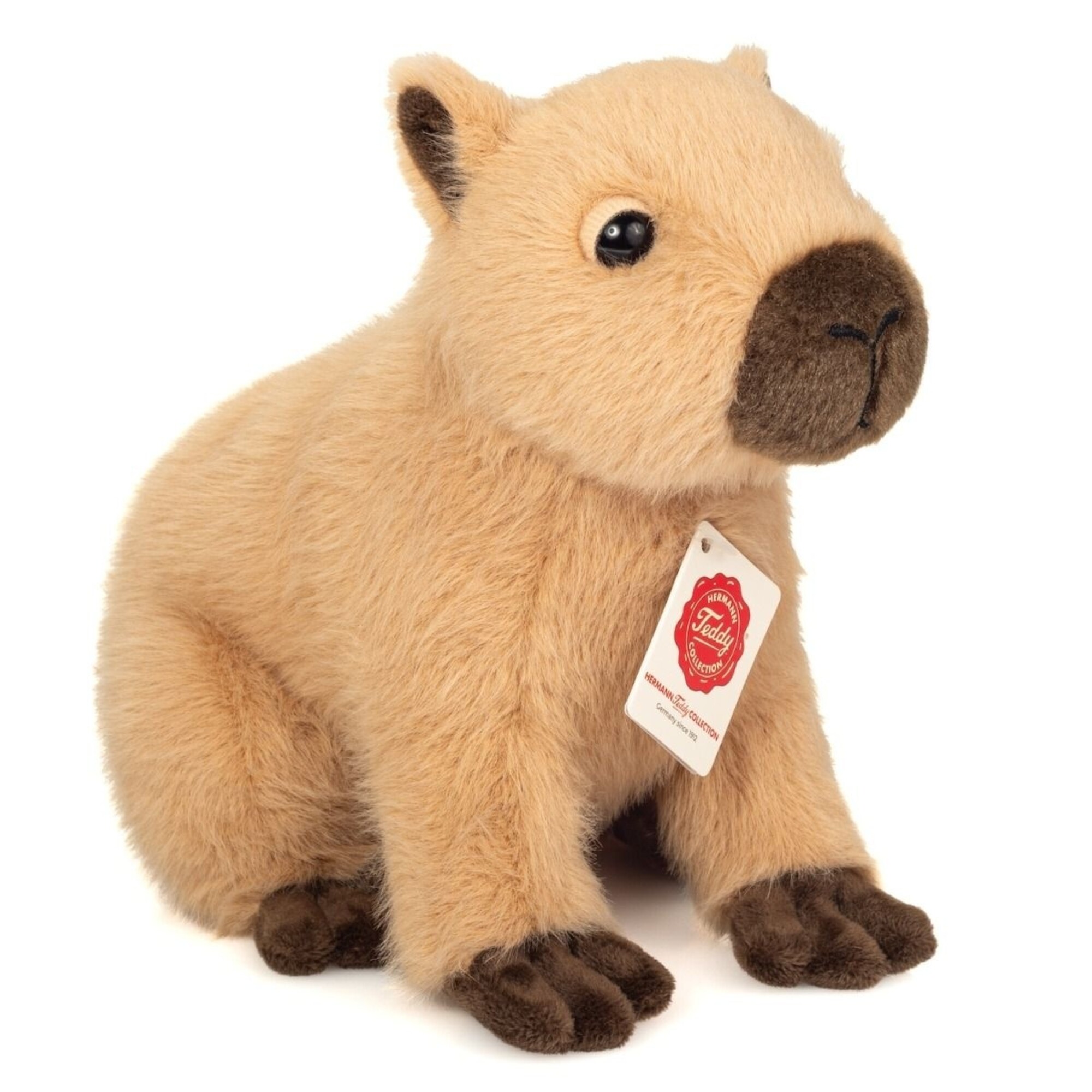 Hermann Teddy Knuffel Capibara 25 cm - Knuffelshop.com